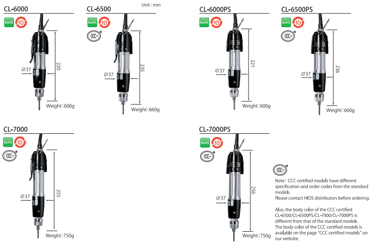 DKV VIET NAM CO.,LTD - Tô vít lực điện Hios CL-7000